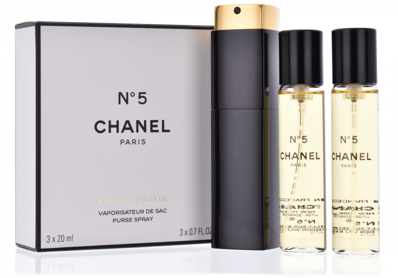 Chanel No.5 - 3 x 20 ml Eau de Toilette Vaporisateur de Sac | 3145891051209